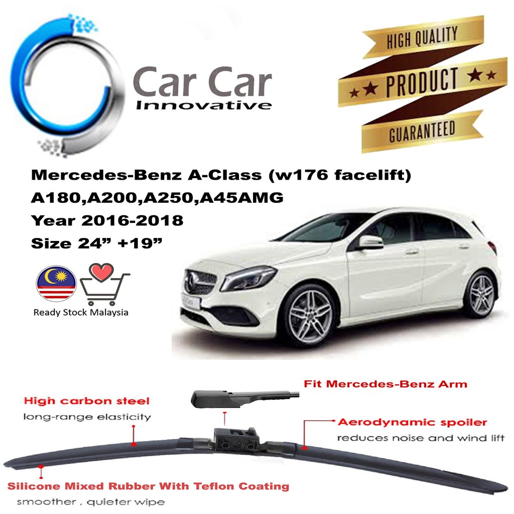 Mercedes-Benz A-Class (W176 Facelift) Wiper,Silicone Wiper Blades, Car ...