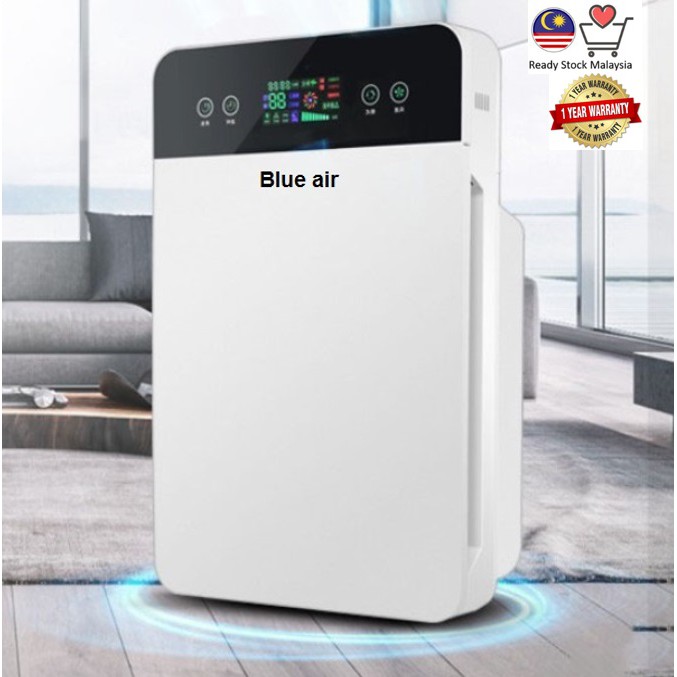 Digital Air Purifier Blue air Hepa Filter Negative Ion home indoor Air ...