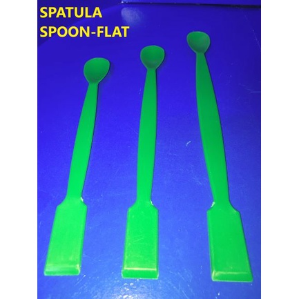 Plastic lab Spatula with Spoon flat | Shopee Malaysia