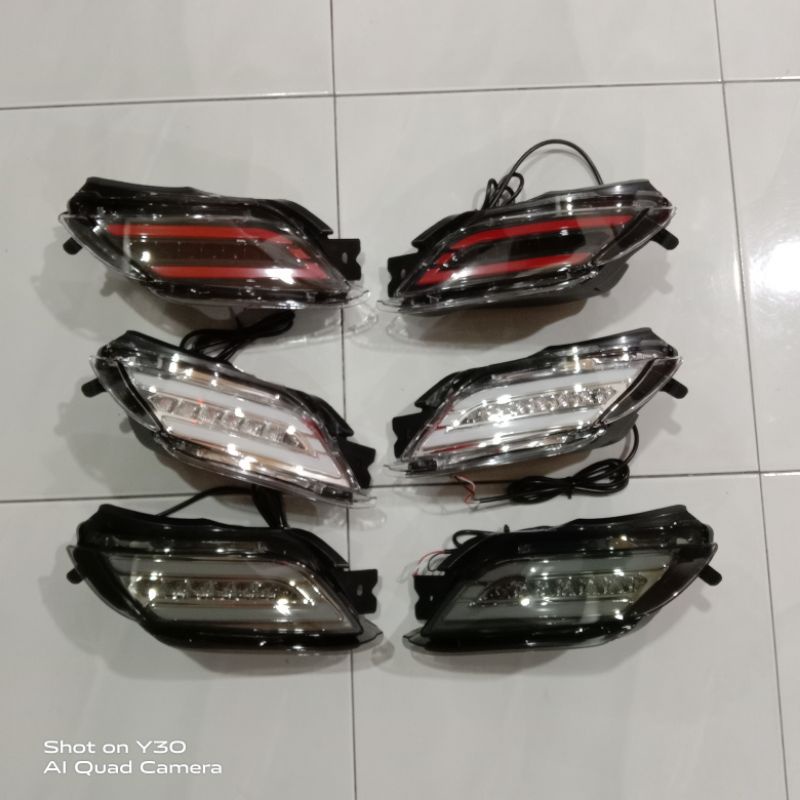 TOYOTA VIOS NCP93 2008-2013 AIBINO SMOKE RUNNING LIGHTS REFLECTOR REAR ...