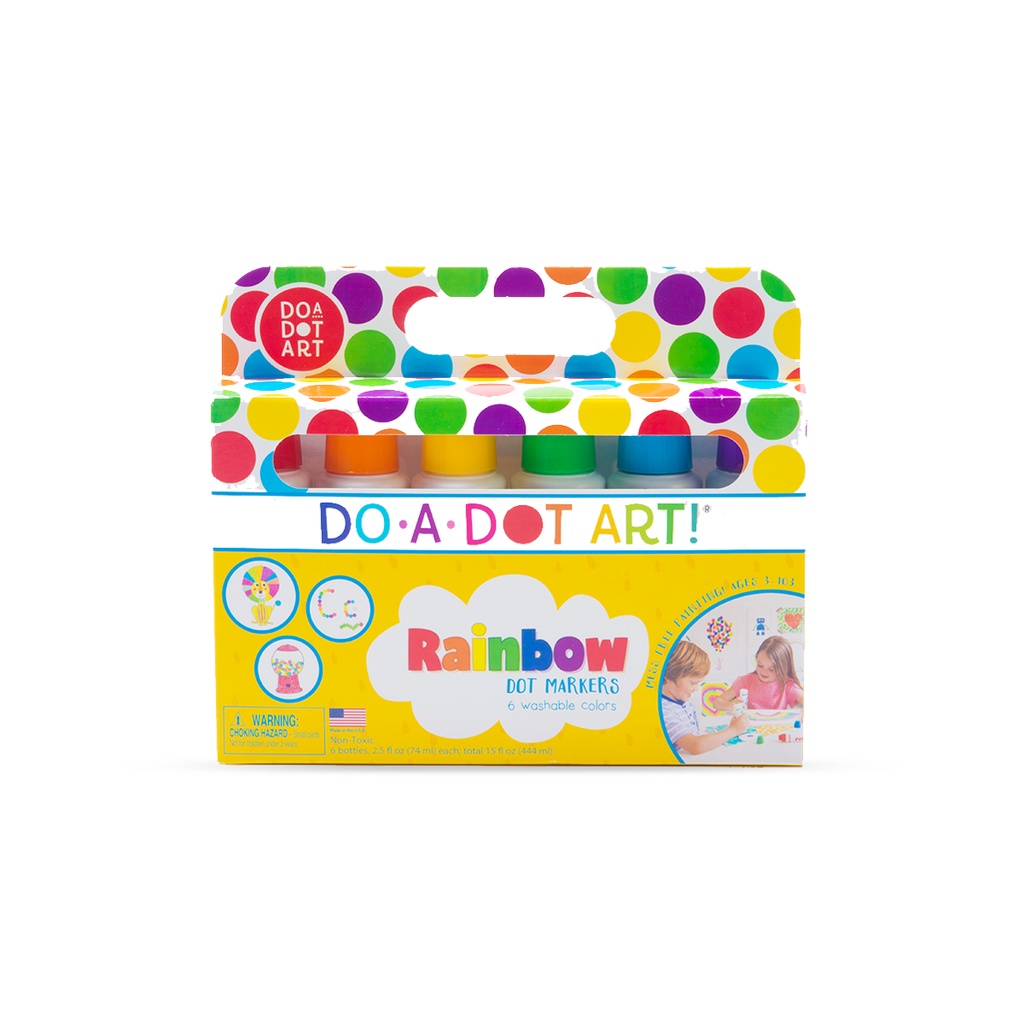 DO-A-DOT ART RAINBOW 6-PACK. Teach your child how to create beautiful ...