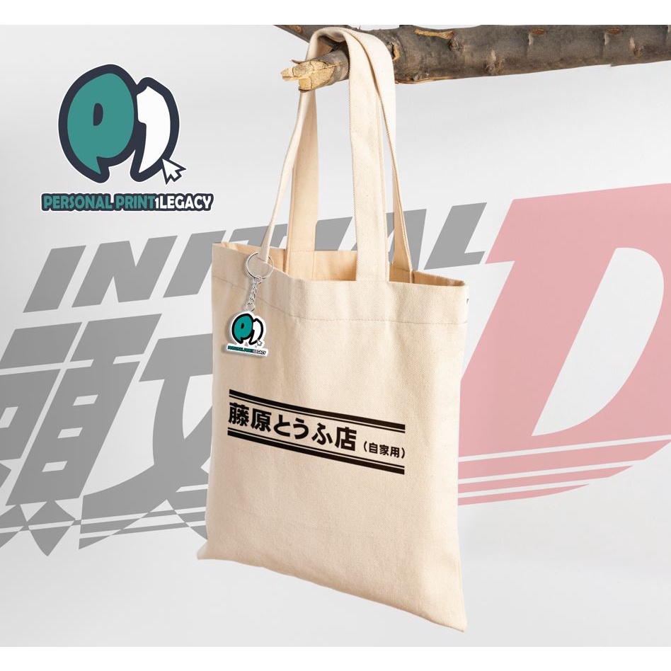 (Ready Stock) Anime Initial D Canvas Tote Bags Tuition Students Bags ...