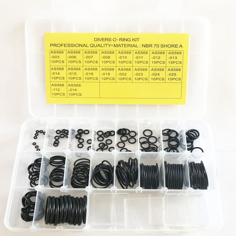 SCUBA CHOICE SCUBA DIVING DIVE O-RING KIT TOOL WITH 200 PCS O-RINGS ...