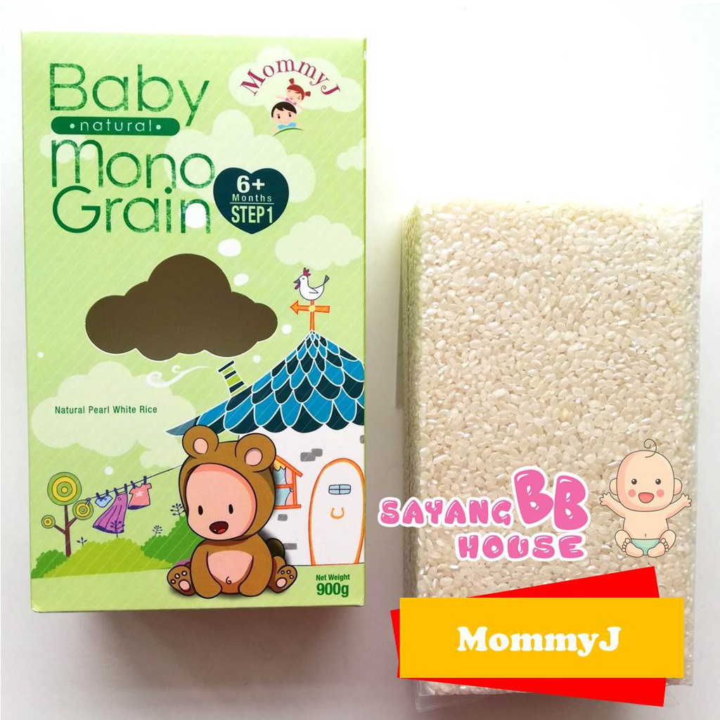 MommyJ Step 1 Grown Pearl White Rice (Exp : 06/2025) Baby Organic Mono ...
