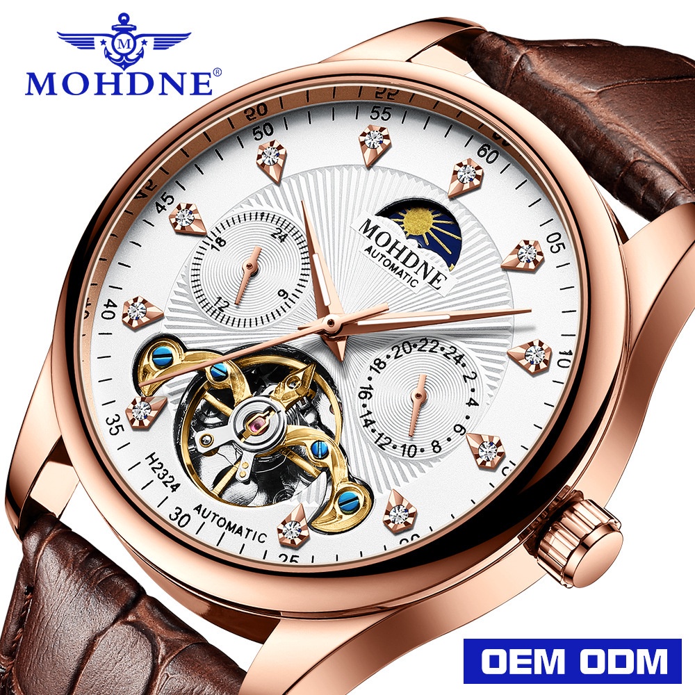 Motun watch men's Tourbillon hollow men's automatic mechanical ...
