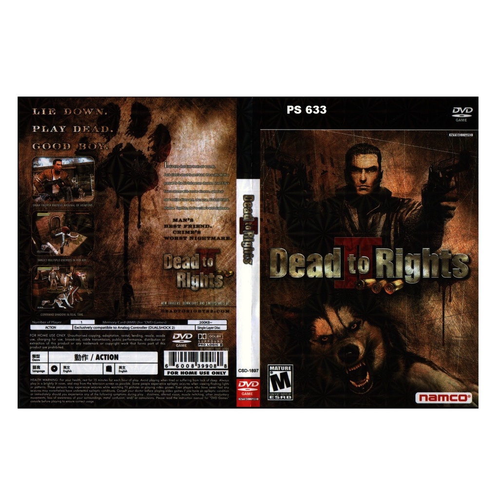 PS2 GAME COLLECTION DEAD TO RIGHTS II | Shopee Malaysia