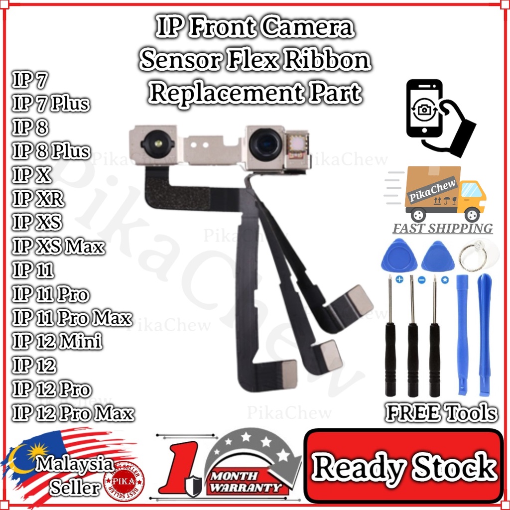 PIKA Compatible for IP 7 8 Plus X XR XS Max 11 12 Mini 13 Pro Max Front ...