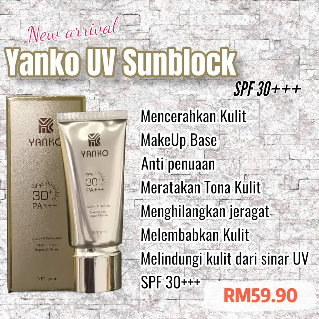 YANKO SUNSCREEN 50 ML | Shopee Malaysia