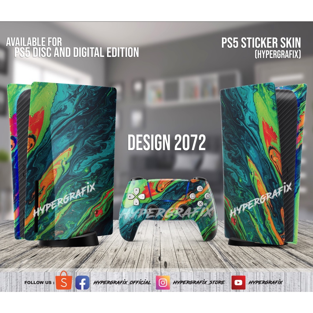 PS5 PLAYSTATION 5 STICKER SKIN DECAL 2072 | Shopee Malaysia