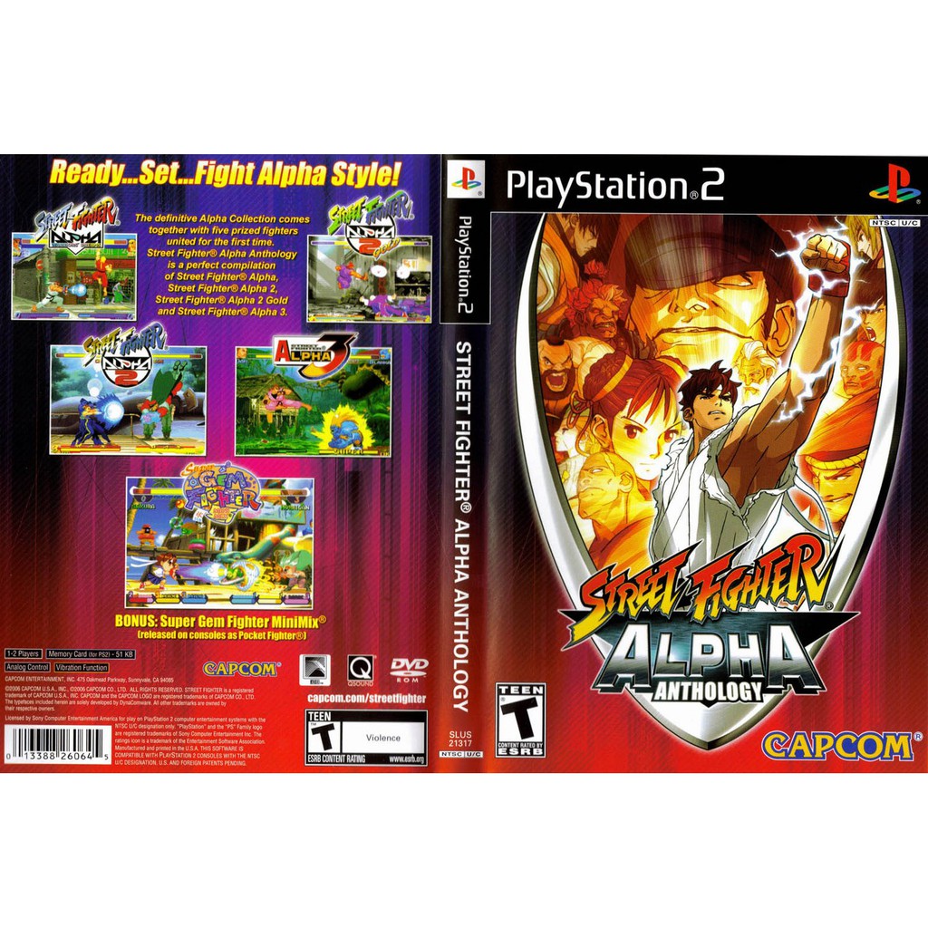 PS2 STREET FIGHTER ALPHA ANTHOLOGY | Shopee Malaysia