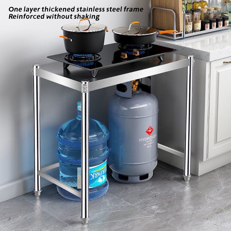 Stainless Steel Kitchen Stove Rack Shelf Storage Gas Cooker Shelf ...
