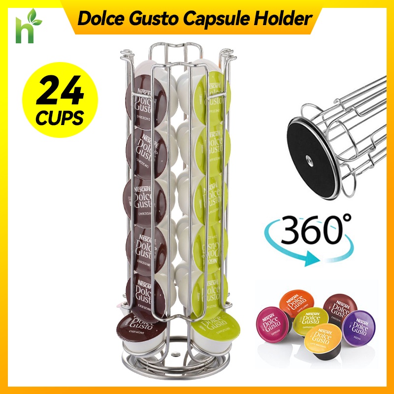 🔥Nescafe Dolce Gusto Starbucks Capsule Coffee Holder 24 Pods Rotating ...