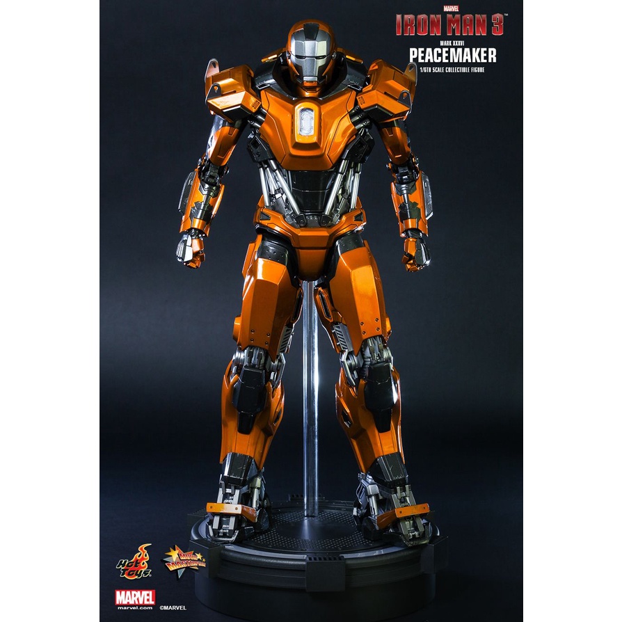 Hot Toys MMS 258 / IM3 MK36 1/6 scale Iron Man Peacemaker Mark XXXVI ...