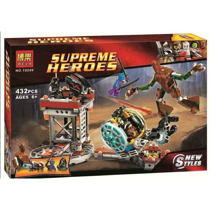 SUPREME HEROES (Guardians Of the Galaxy) lego set | Shopee Malaysia