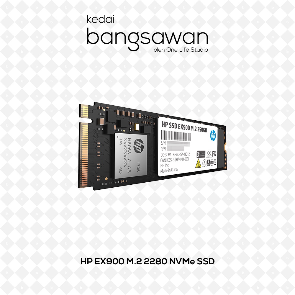 HP EX900 M.2 2280 NVMe SSD | Shopee Malaysia
