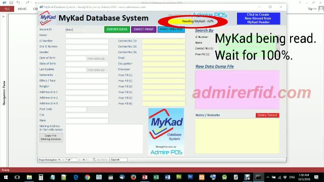 MyKad Reader with Software and Programming Tools - Malaysian NRIC IC ...
