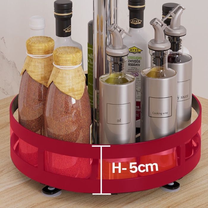 OSUKI Kitchen Rotate Shelf Steel Rack Lazy Susan | Rak Putar Dapur ...