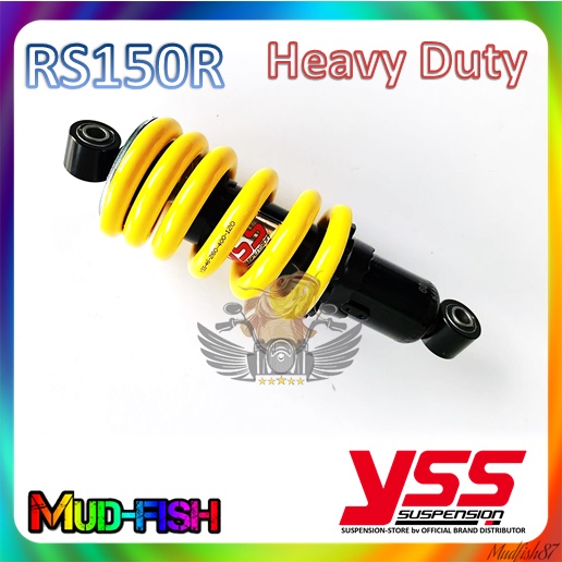 YSS HONDA RS150R RSX HEAVY DUTY ADJUSTABLE MONOSHOCK RS150 RED / YELLOW (225MM LOWERED | 230MM ...