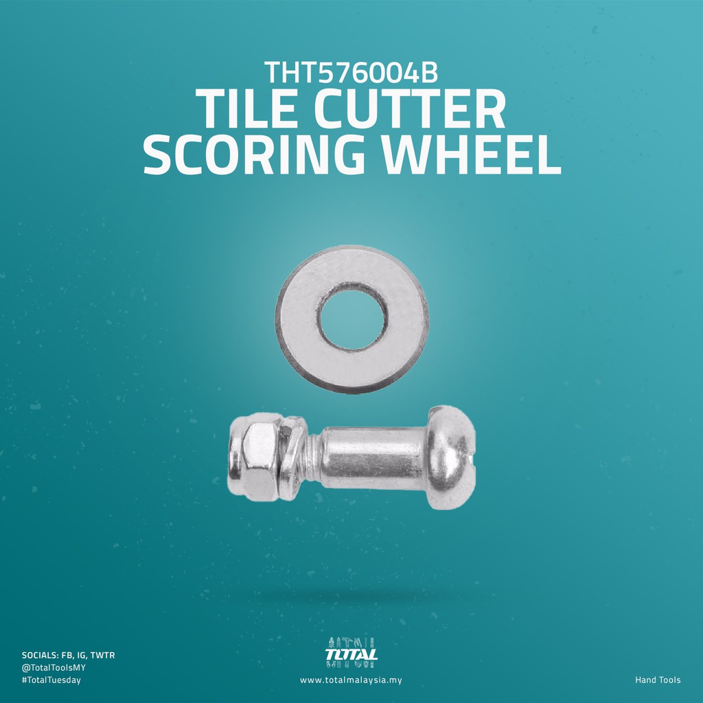 TOTAL Tile Cutter Scoring Wheel Made Of Tungsten Carbide Replacement ...