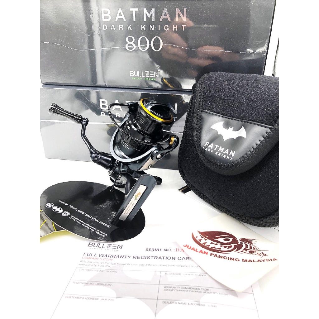 BULLZEN BATMAN DARK KNIGHT LIMITED EDITION SIZE 800 REEL | Shopee Malaysia
