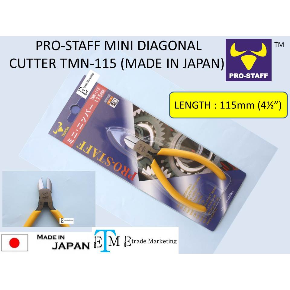 PRO-STAFF MINI DIAGONAL CUTTER TMN-115 (MADE IN JAPAN) | Shopee Malaysia