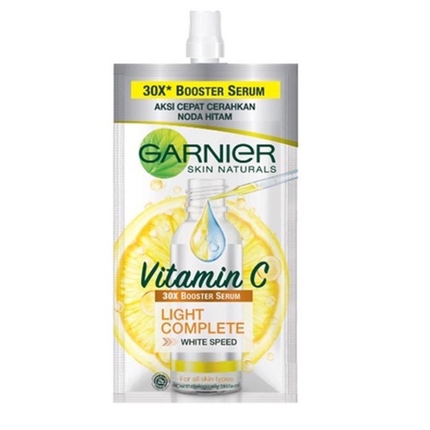 GARNIER Light Complete Booster Serum/Bright Complete Anti-Acne Booster ...