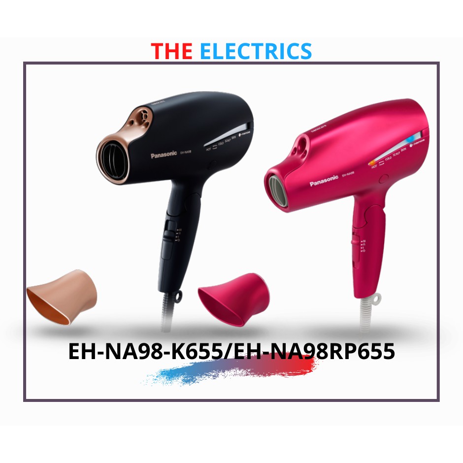 PANASONIC FLAGSHIP HAIR DRYER WITH NANOE & DOUBLE MINERAL EH-NA98RP655 ...