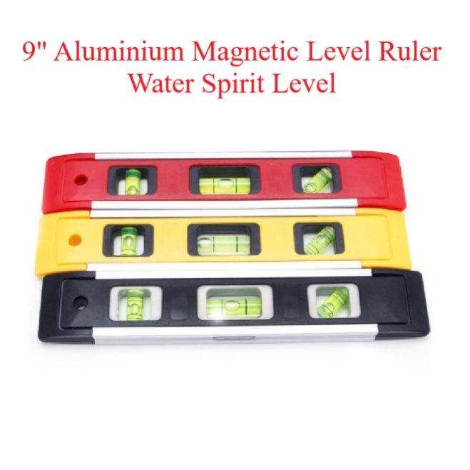 9 Inch Magnetic Spirit Water Level | Tahap Semangat Magnet Ringan | 轻型 ...
