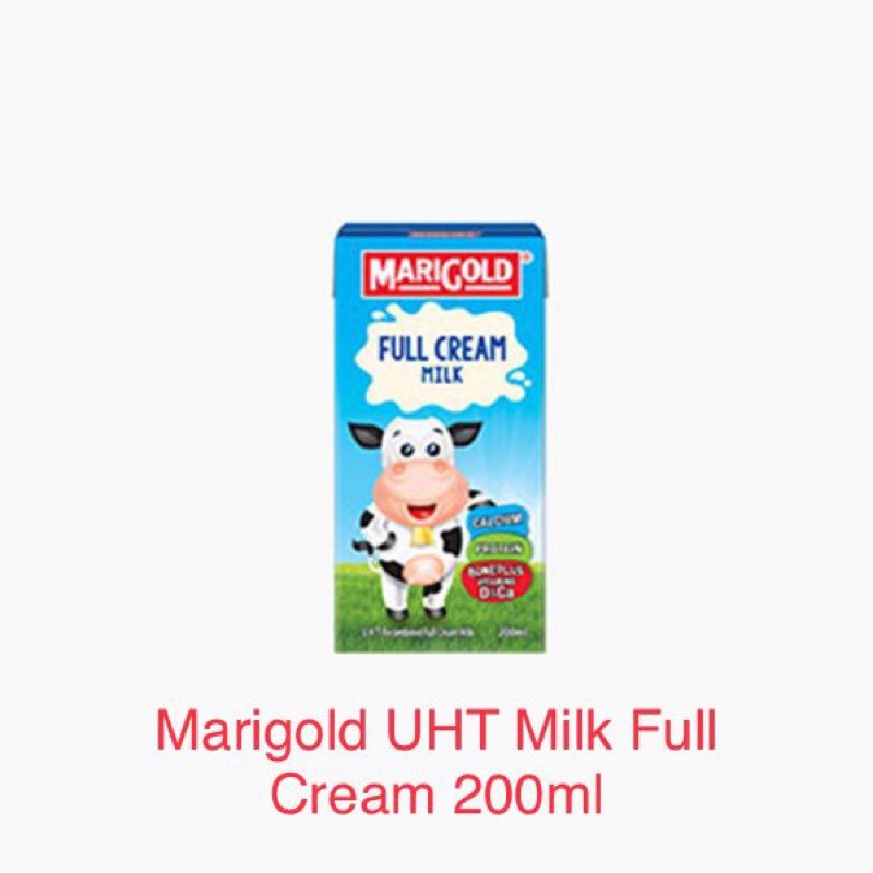 Marigold UHT Milk Full Cream 200ml | Shopee Malaysia