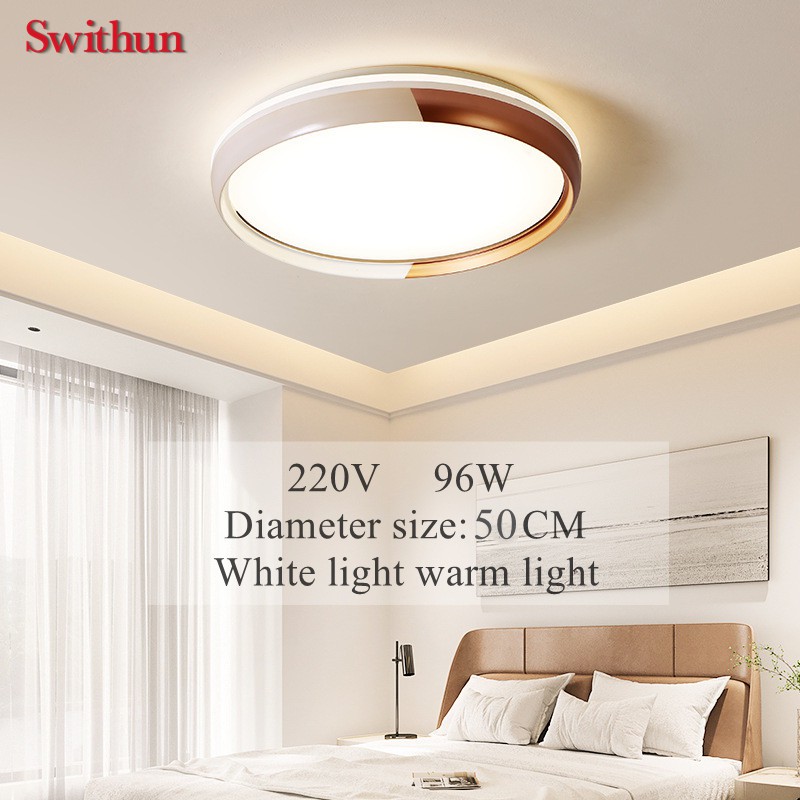Swithun/ Round Household ceiling light, 50CM 96W 220V, Dimmable:White ...
