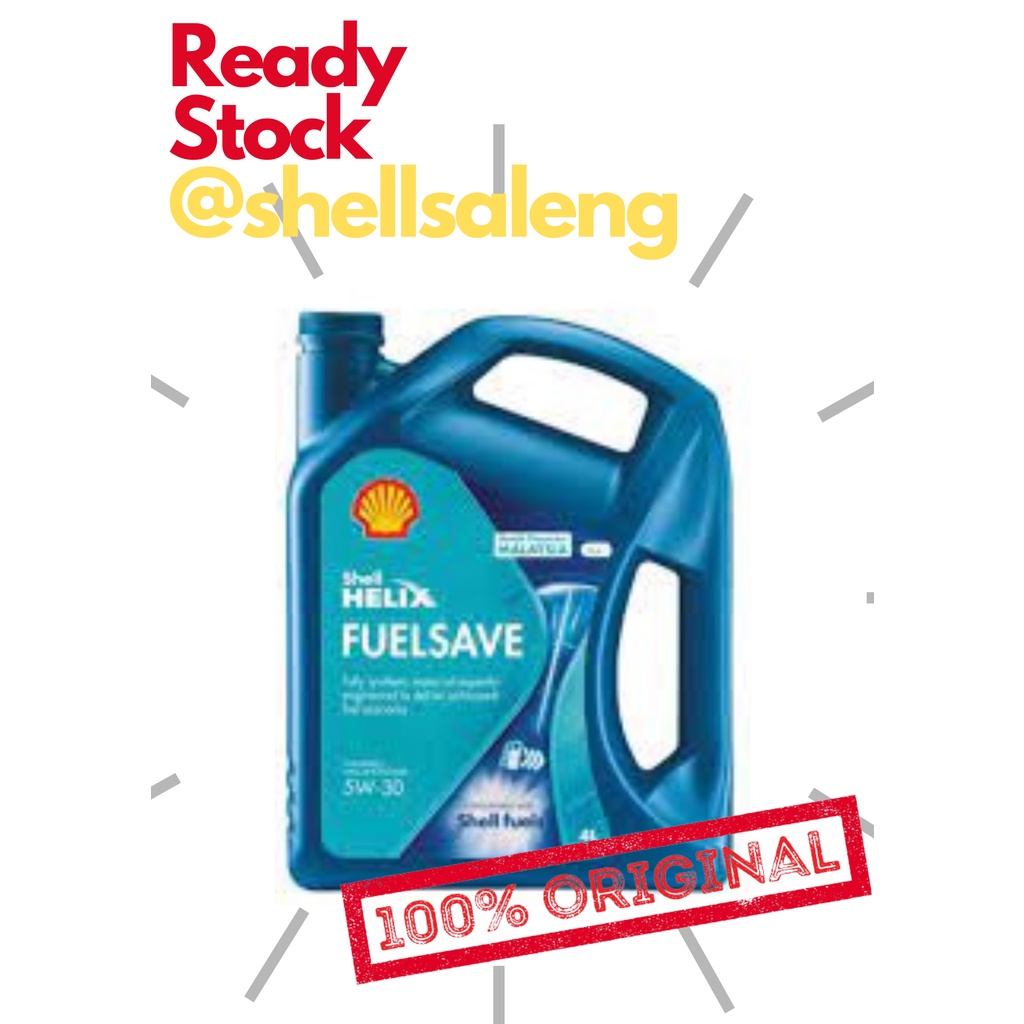 Shell Helix Fuelsave 5W-30 Minyak Hitam Kereta | Shopee Malaysia