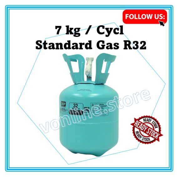 Gas Standard Daikin Acson R134A R32 R410 R22 R407C R600A Air Con Fridge Car 冷气空调/冰箱 Penyaman ...