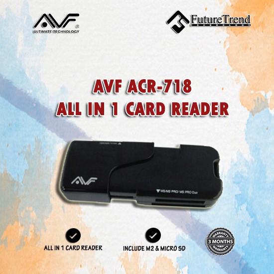 AVF ACR-718 All in 1 card reader | Shopee Malaysia
