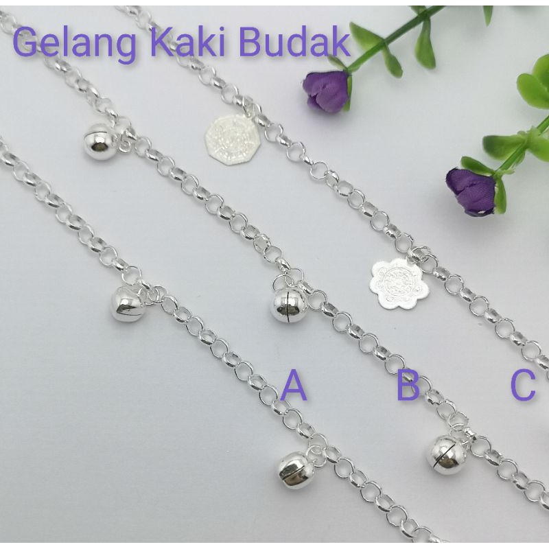 💥readystock💥 Original Silver Baby Anklet / Silver Gelang Kaki Budak ...