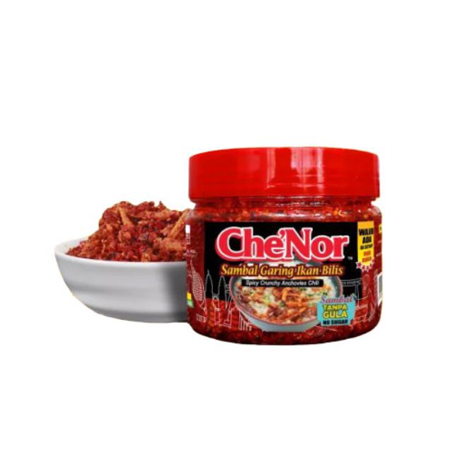 Che'Nor Sambal Garing Ikan Bilis 160g | Shopee Malaysia
