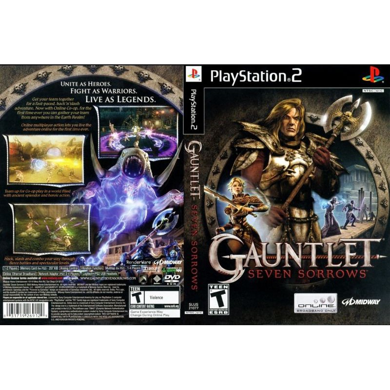 PS2 CD DVD GAMES (Gauntlet: Seven Sorrows) | Shopee Malaysia
