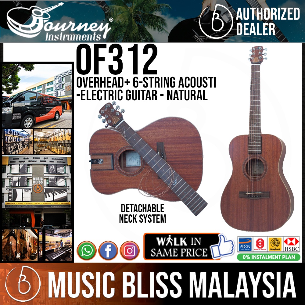 Journey Instruments OF312 Overhead+ 6-string Acoustic-electric Guitar ...