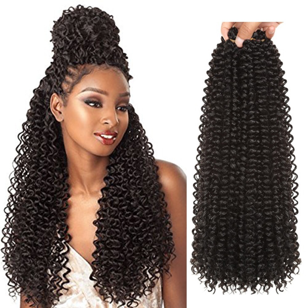 18-22Inch Long Passion Twist Crochet Hair Extensions 16Roots/Pack Ombre ...