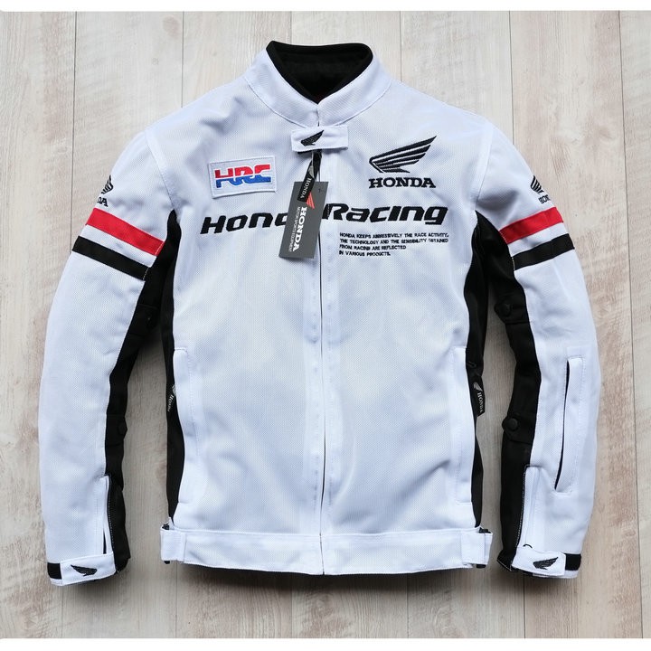 HONDA RACING Safety Riding Jacket (715) - White | Shopee Malaysia