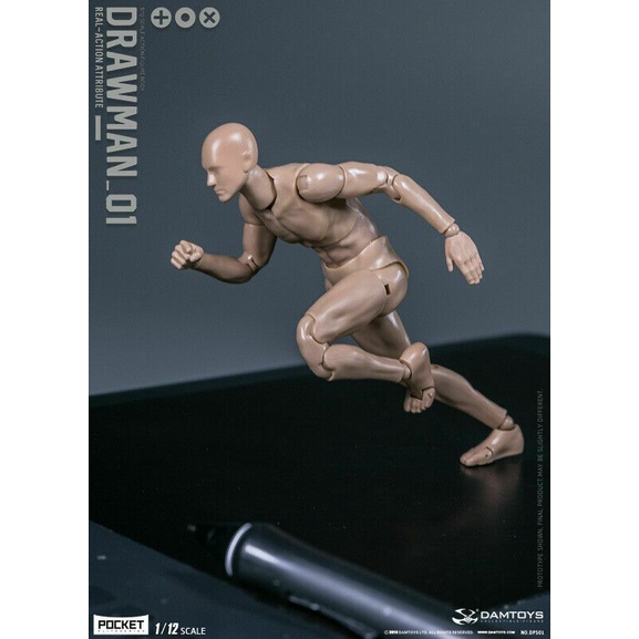 1/12 DAMTOYS DPS01 Pocket Series Drawman 6in Flexible Action Figure ...