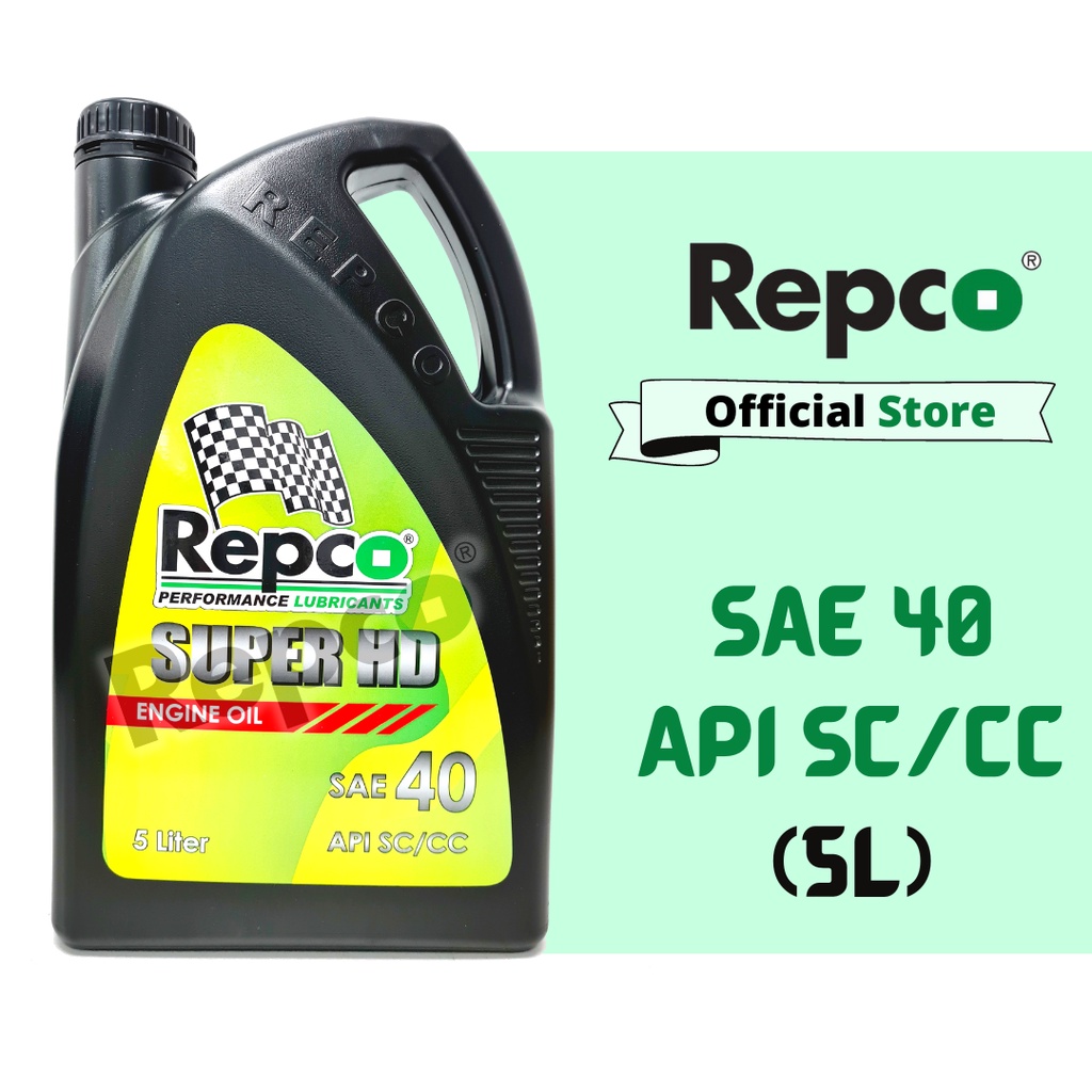 Repco® SUPER HD SAE40 (5L) Premium Mineral Super Heavy-Duty Engine Oil ...