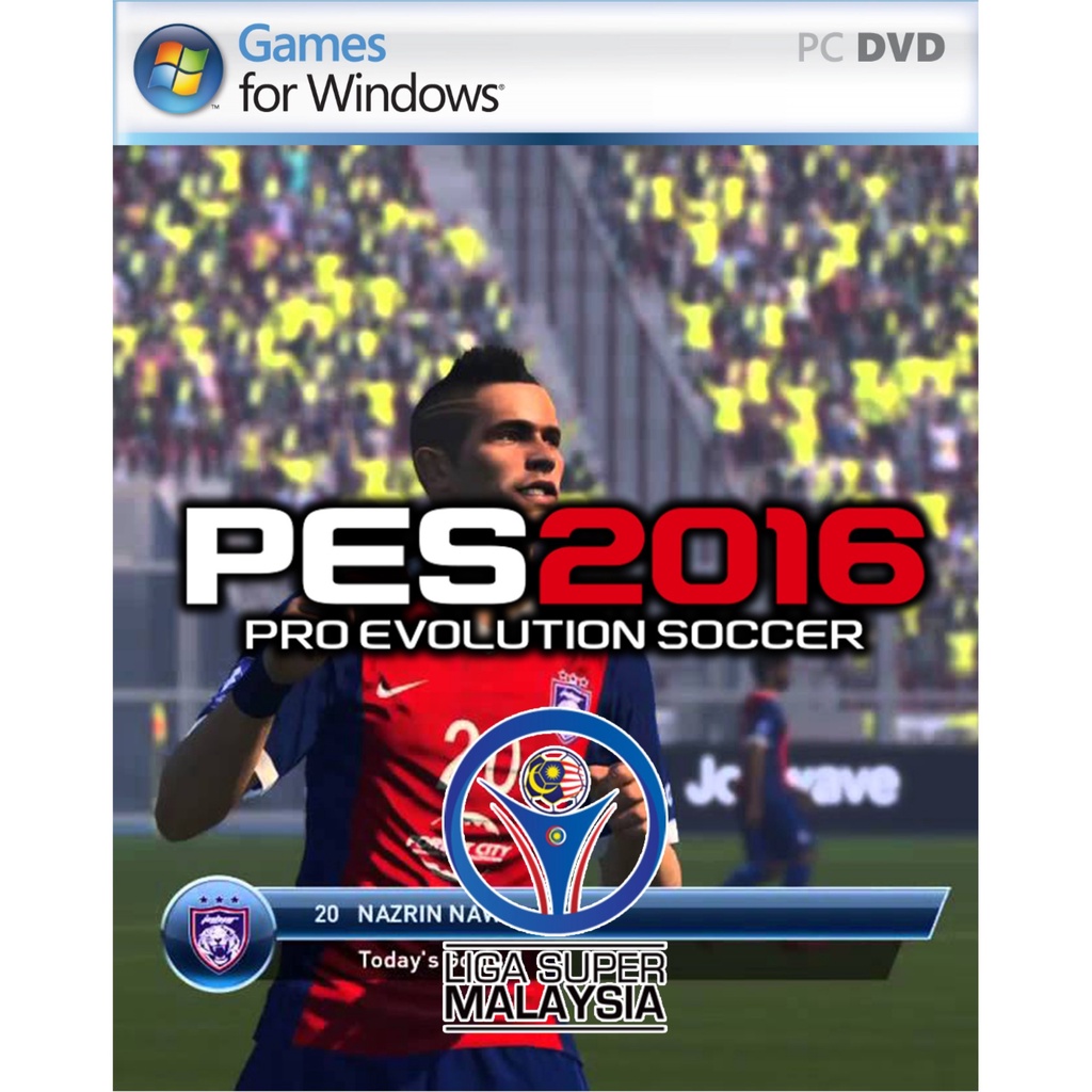 PES 2016 | Pro Evolution Soccer 2016 + Malaysia PC GAME DVD | Shopee ...