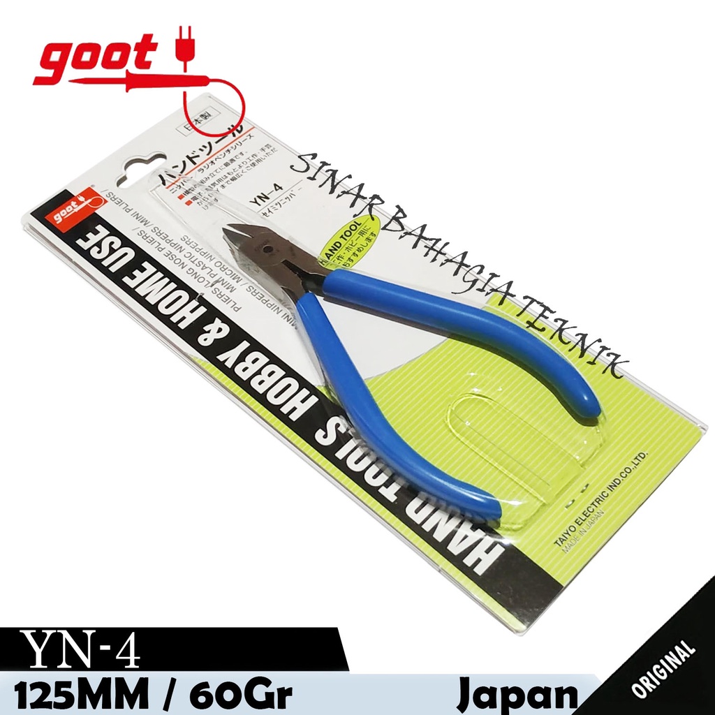 GOOT JAPAN YN4 CUTTING PLIERS / YN 4 WIRE CUTTER / MICRO NIPPERS ORIGINAL | Shopee Malaysia
