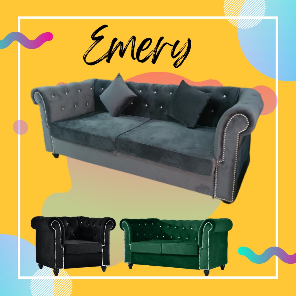 Sofa Fabrik Baldu | Chesterfield Sofa | Sofa 3 Seater Sofa | Sofa 2 ...