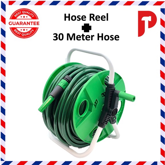 Portable Garden Hose Reel 🔥 Ready Stocks 🔥For Hoses Up To 30 Metres ...