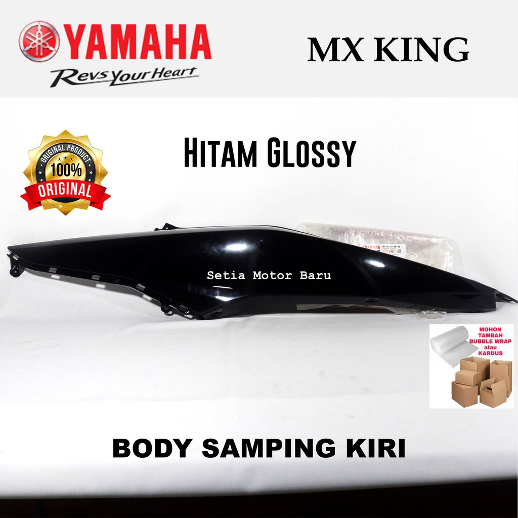 HITAM Rear Body Cover, LEFT Side Body of Mx King Mxking Old Motorcycle ...