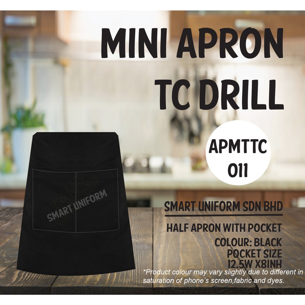 Mini Apron TC Drill - APMTC011 Smart Uniform | Shopee Malaysia