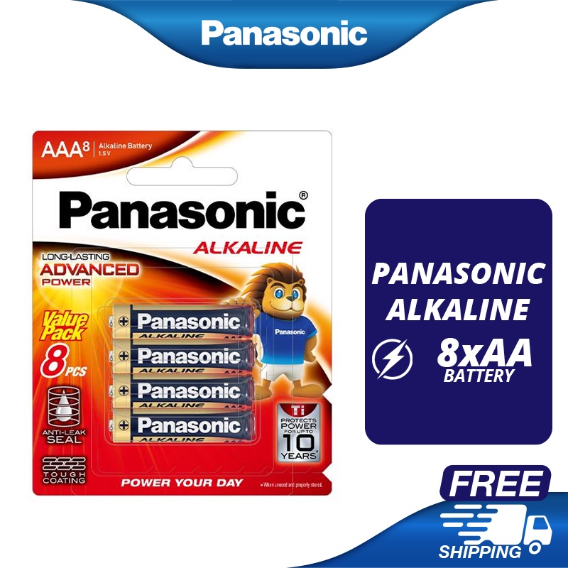 PANASONIC LR03T/8B-EC KALINE BATTERY (AAA SIZE) 8PCS | Shopee Malaysia