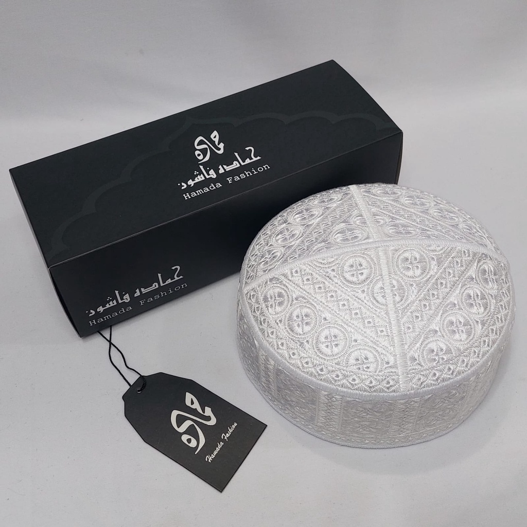 Peci PAKISTAN HAMADA Exclusive BOX PACKAGING / Full Embroidered Peci ...