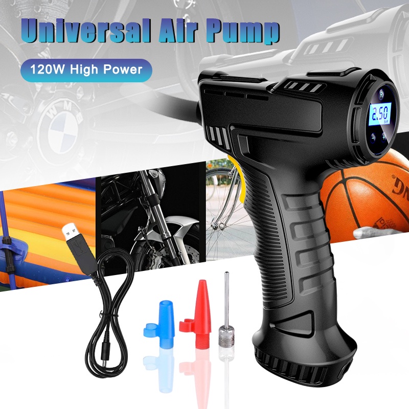 Portable USB Rechargeable Car Tyre Air Pump Car Tire Automatic ...